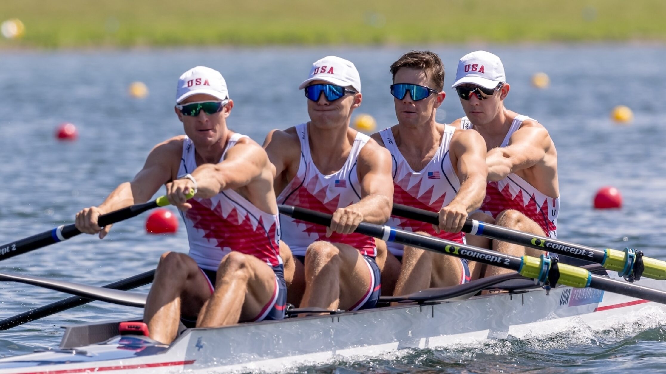Men’s Four Wins Heat, Advances to Final at 2024 Olympic Games - USRowing